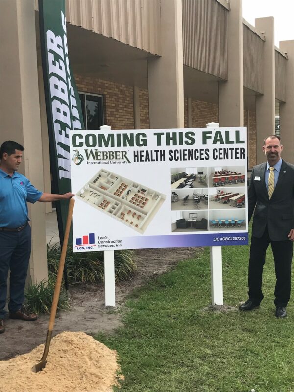Webber International University hold groundbreaking ceremony for Health ...